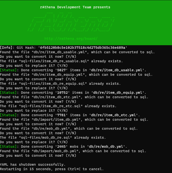 Map Server abruptly and mercilessly aborts | use_sql_db: yes · Issue #7925 · rathena/rathena ...
