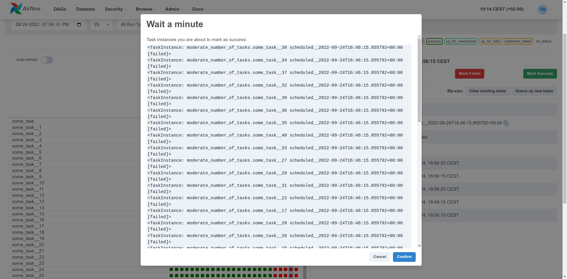 Airflow Webserver Make Success Button Should Show A Scrollable Pop Up Of Tasks · Issue 26622