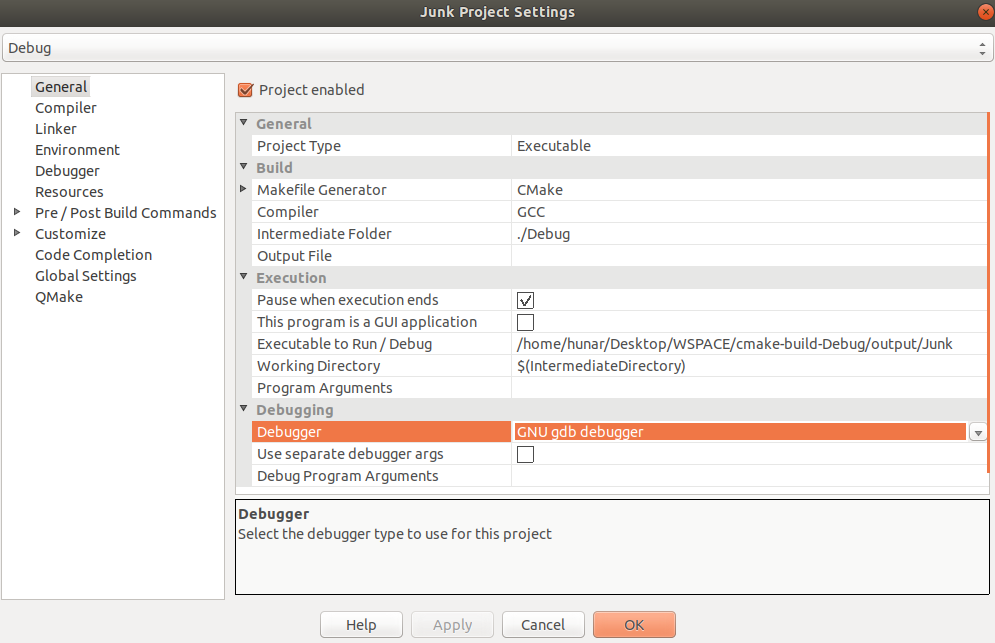 Could not launch terminal for debugger · Issue #1876 · eranif/codelite · GitHub