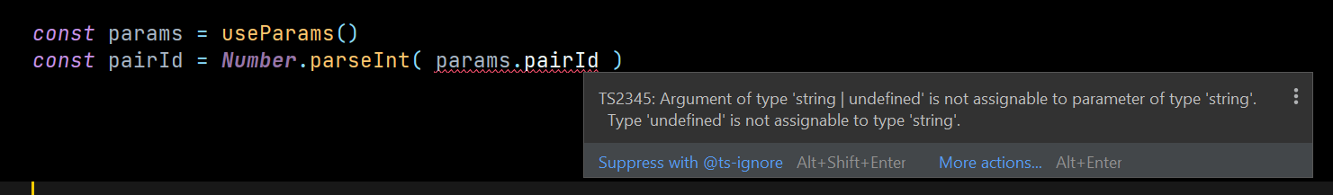Useparams Type Problem In Typescript With Strictnullchecks · Issue 7681 · Remix Runreact