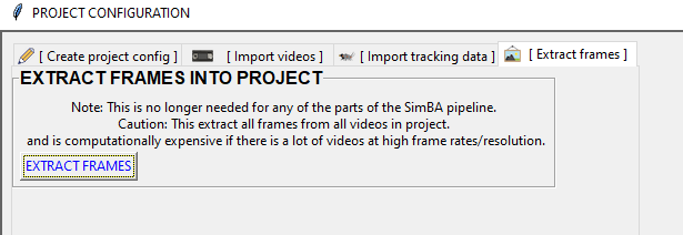 I can't extract frames · Issue #302 · sgoldenlab/simba · GitHub