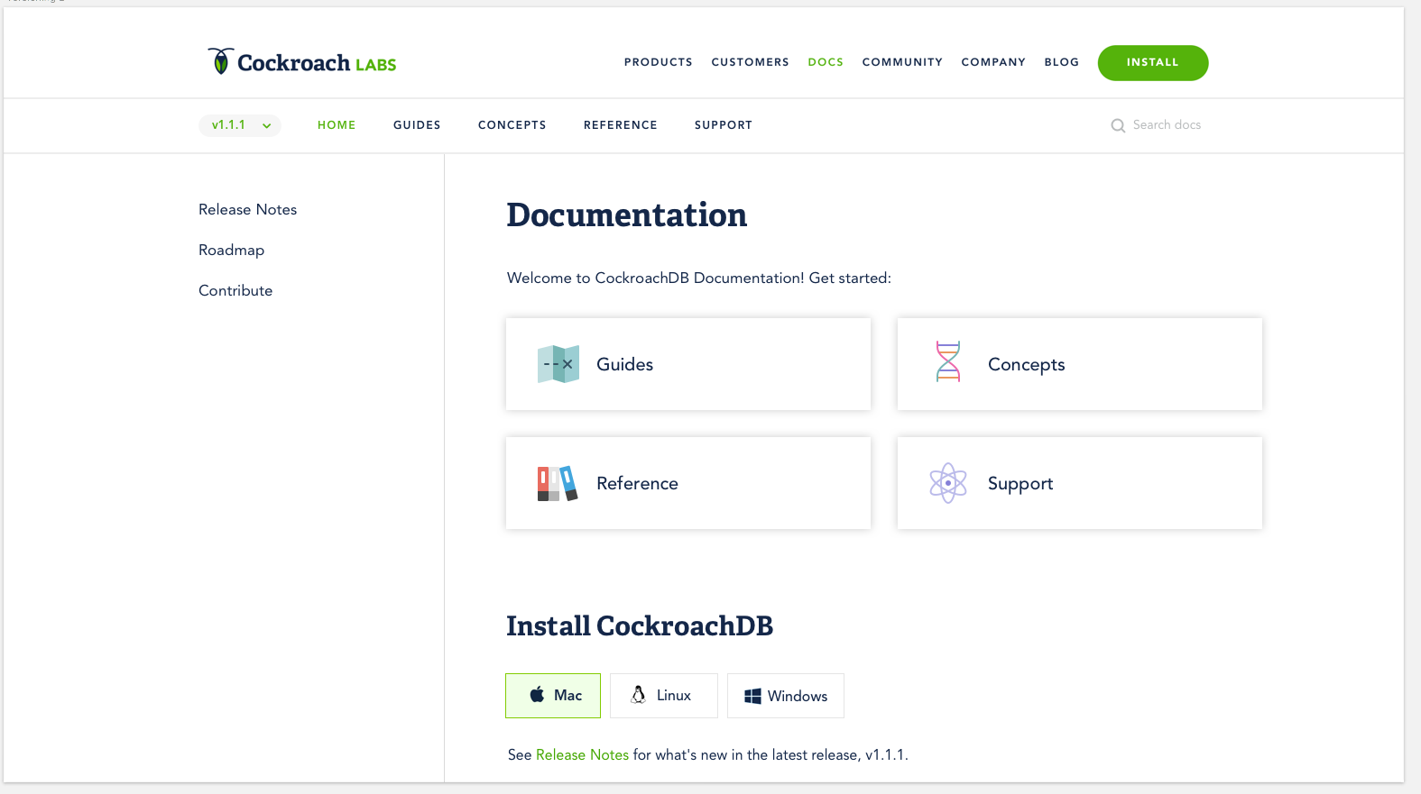 Re-envision the docs site architecture · Issue #1919 · cockroachdb/docs · GitHub