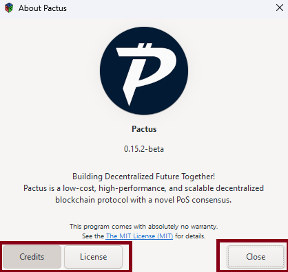 About Pactus in GUI - Buttons do not work · Issue #786 · pactus-project/pactus · GitHub