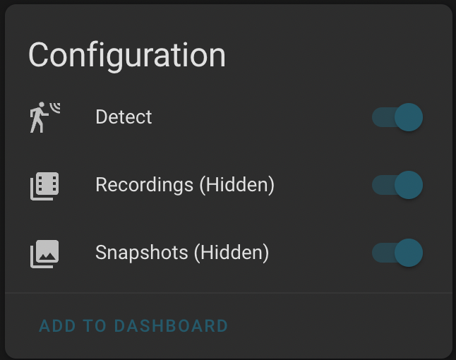 Disabling Detection Recording Etc Using Home Assistant · Blakeblackshear Frigate · Discussion