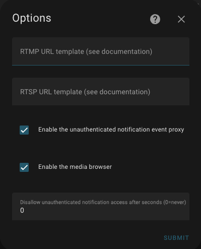 Request - Notification Proxy Support Authentication Headers · Issue #439 · blakeblackshear ...