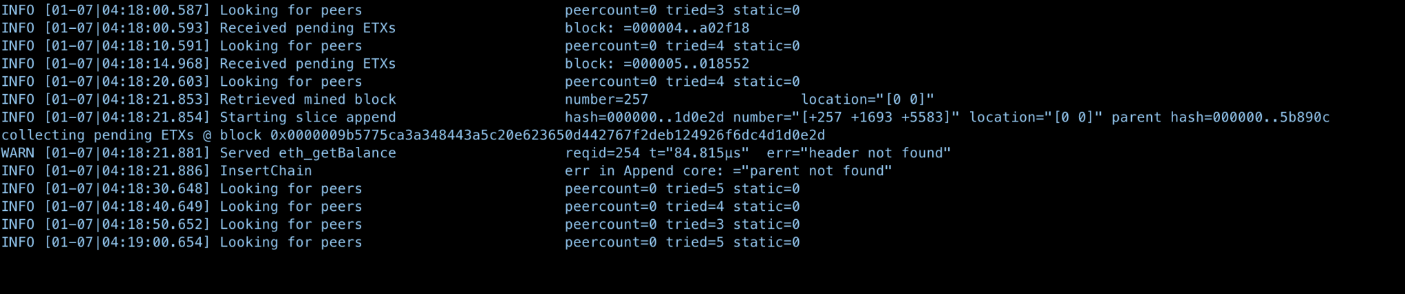 Node halt on `parent not found` in slice append · Issue #525 · dominant-strategies/go-quai · GitHub