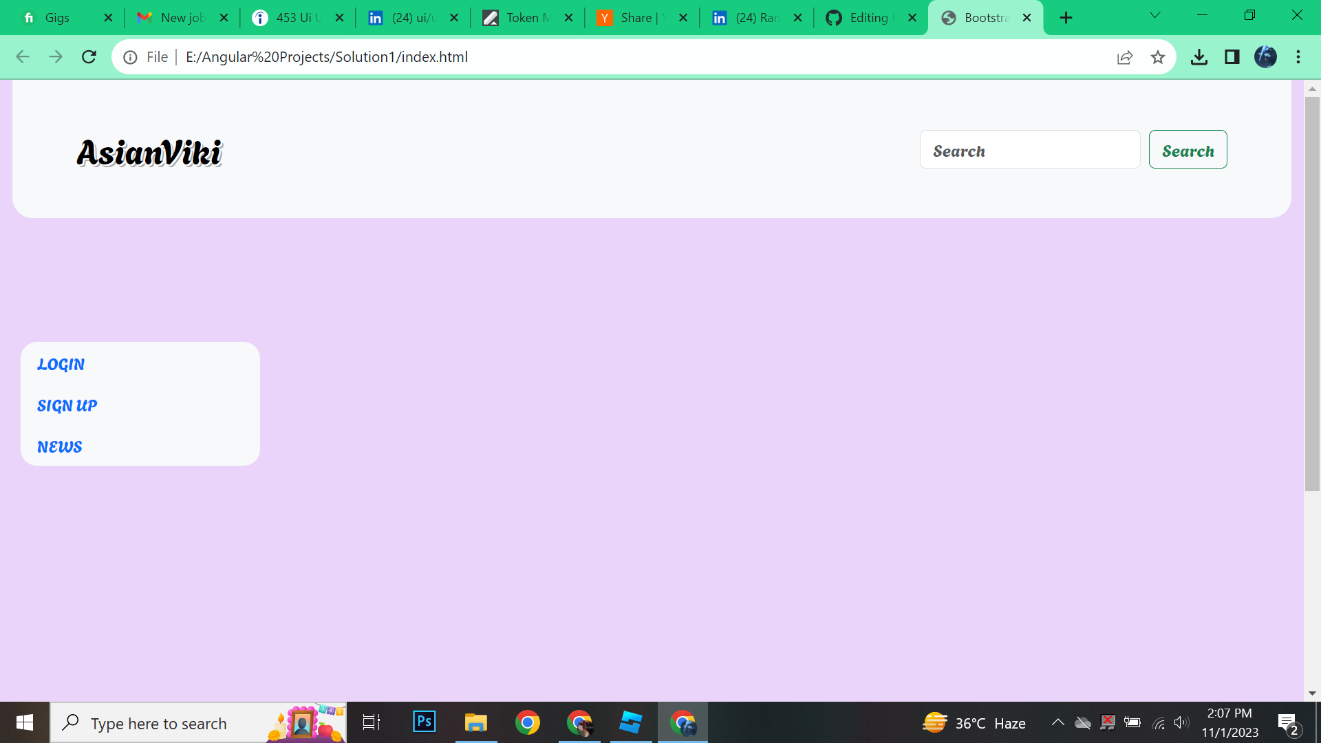 GitHub - RameenRizwan/FrontEnd-AsianWiki-Clone