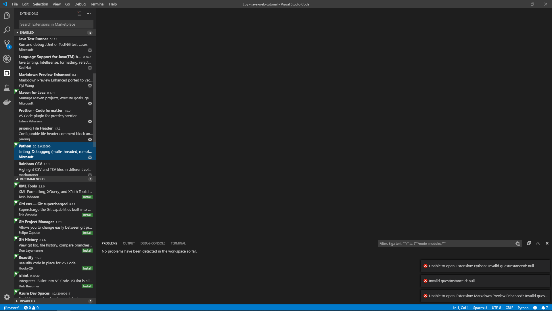 Drag the extension to split and the editor windows is black · Issue ...