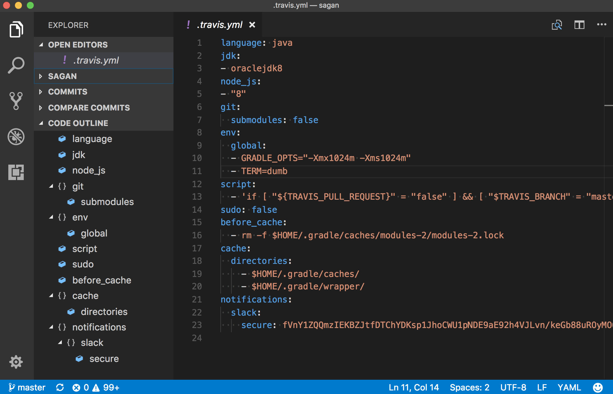 Feature request: YAML support · Issue #45 · patrys/vscode-code-outline · GitHub