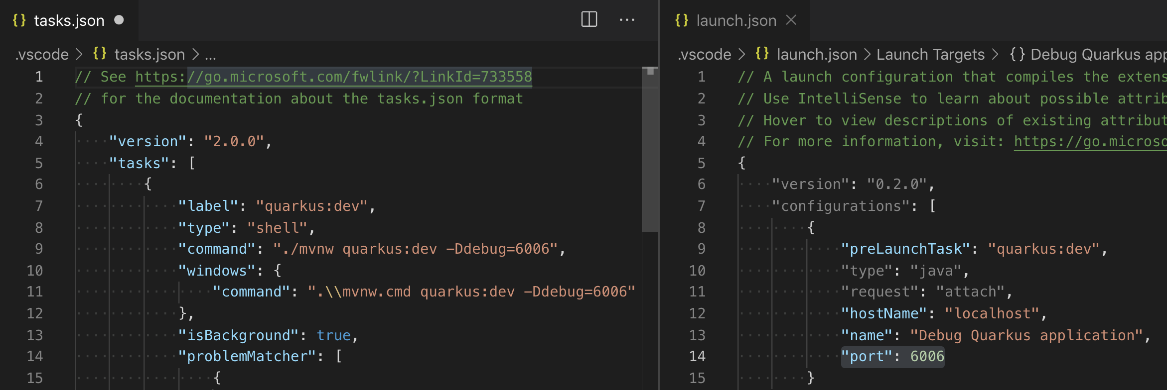 How to change default port number 5005? · Issue #121 · redhat-developer/vscode-quarkus · GitHub