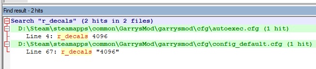Increase MAX_DECALS · Issue #1796 · Facepunch/garrysmod-requests · GitHub