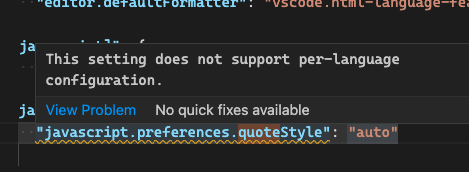 Support `javascript.preferences.quoteStyle` as a language specific ...