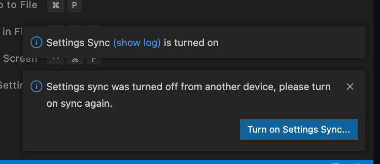 Is settings sync on or off? · Issue #145794 · microsoft/vscode · GitHub