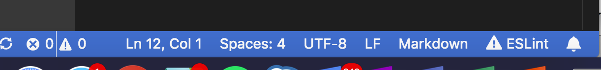 warning icon is slightly different than built-in vs code warning incon ...