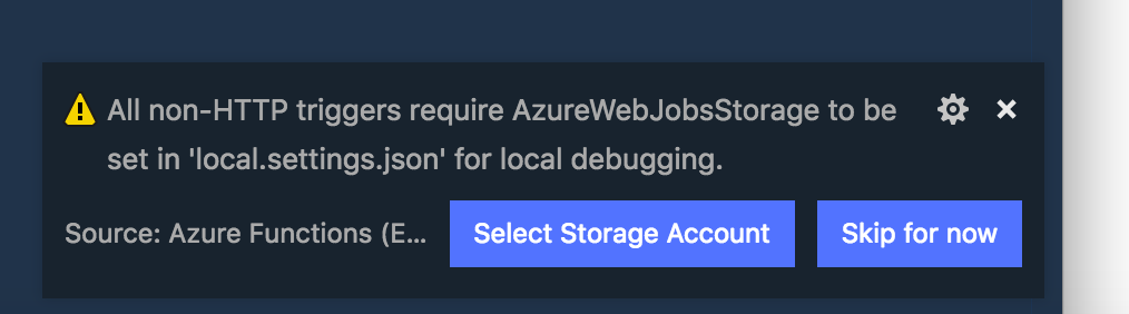 Improve Azurewebjobsstorage Experience For Local Debugging · Issue 976 · Microsoft Vscode
