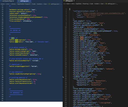 Retain order of settings after sync · Issue #85716 · microsoft/vscode ...
