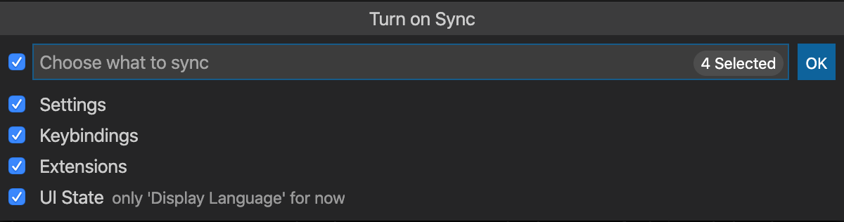 Preferences Sync in Settings editor · Issue #94058 · microsoft/vscode · GitHub