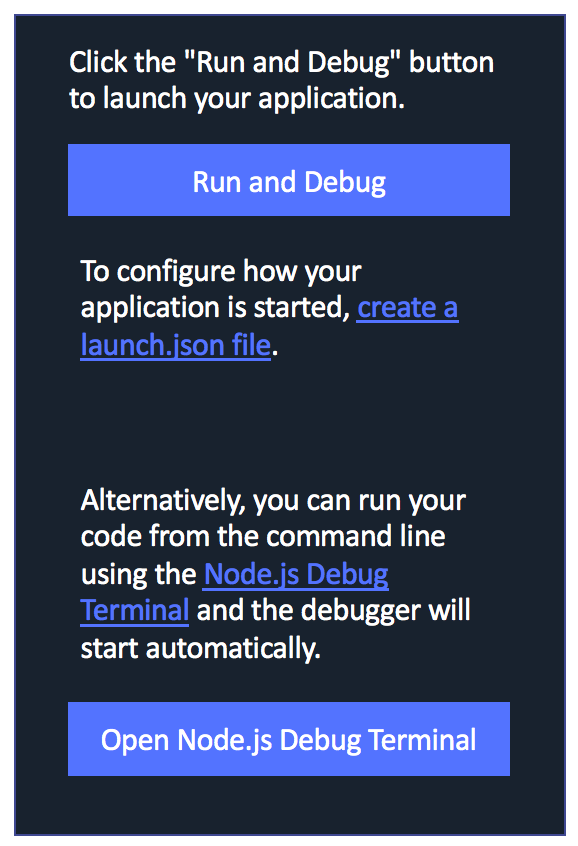 Suggestion: Clarify empty debug viewlet text · Issue #94101 · microsoft/vscode · GitHub