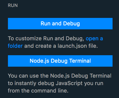 Suggestion: Clarify empty debug viewlet text · Issue #94101 · microsoft/vscode · GitHub