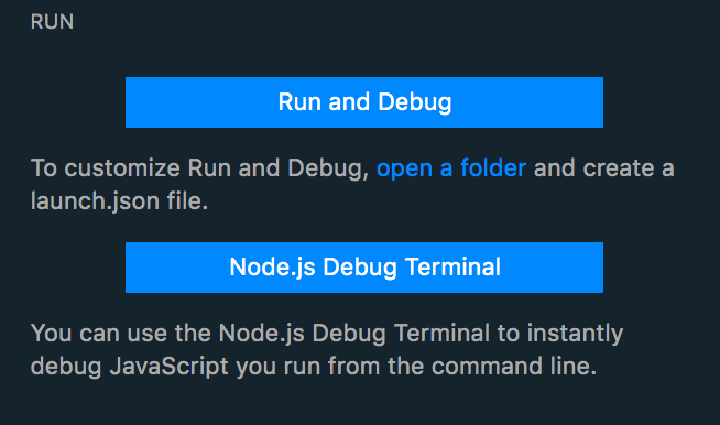 Suggestion: Clarify empty debug viewlet text · Issue #94101 · microsoft/vscode · GitHub