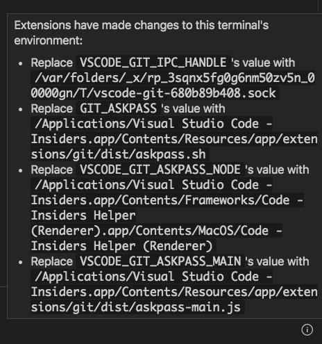 Terminal environment change notification always exists? · Issue #96506 ...