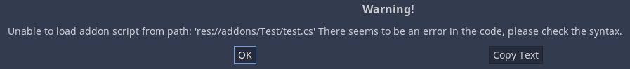 Unable to load C# add-on script (even if newly created) · Issue #39921 ...