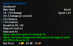 Can't learn Appearance for Spellfire Longsword Main-Hand · Issue #5417 ...