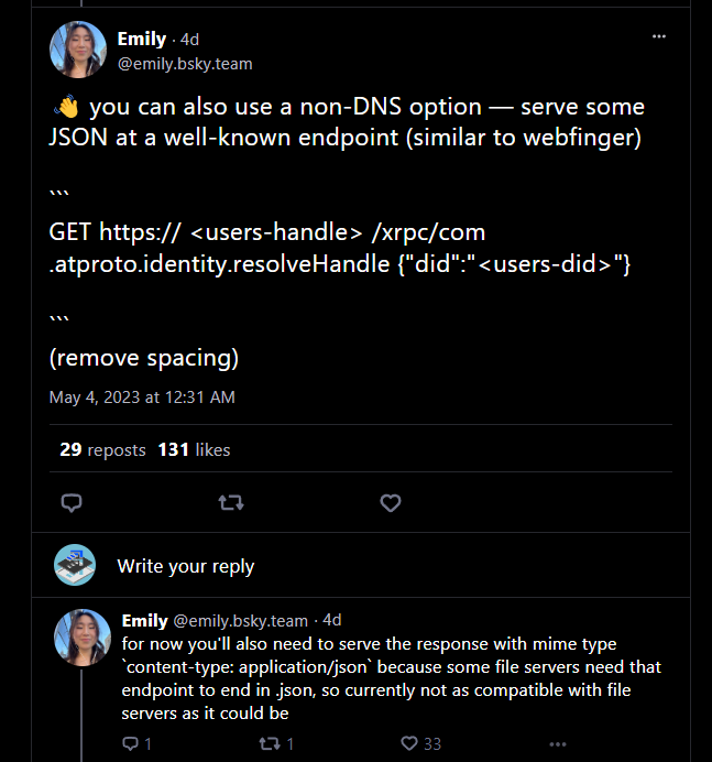 resolveExternalHandle supports any domain allowing file access · Issue #979 · bluesky-social ...