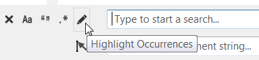 Mouse over Highlight Occurrences icon shows wrong text · Issue #2197 ...