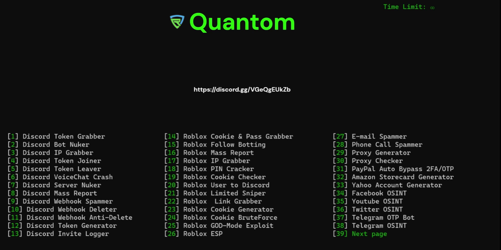 GitHub - QuantomTool/Quantom-Tool: Quantom-Tool is a free and paid multi tool. DC: https ...