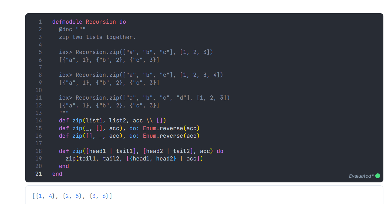 Create Enumzip Recursionreduce Exercise To Re Implement The Module
