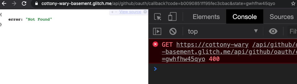 App creates token without a scope even when the `options.defaultScopes ...