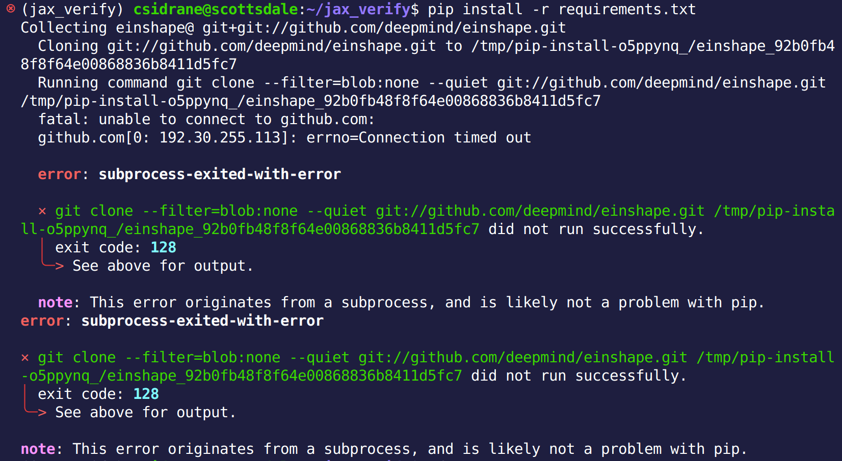 Issue with Install · Issue #4 · google-deepmind/einshape · GitHub