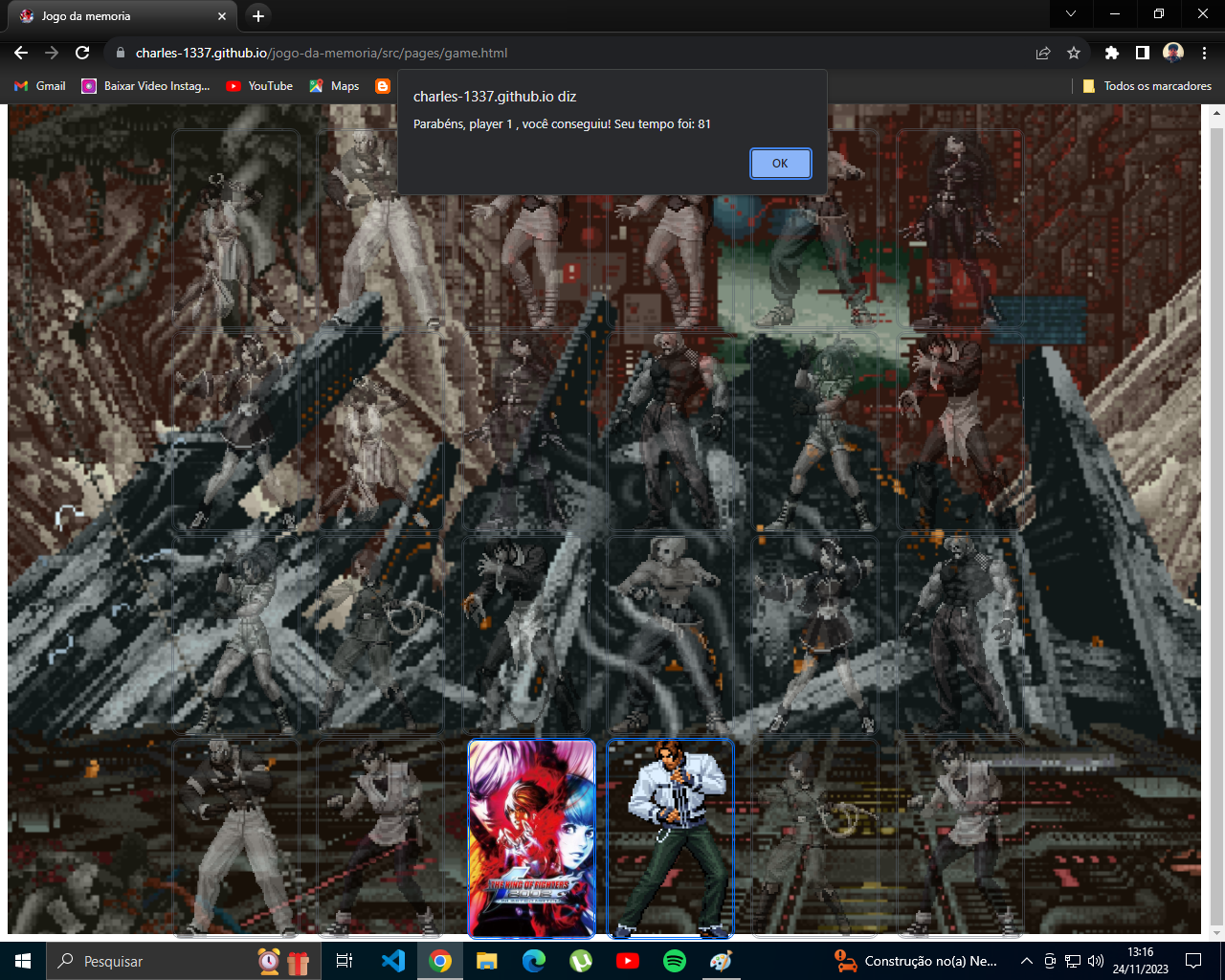GitHub - charles-1337/jogo-da-memoria