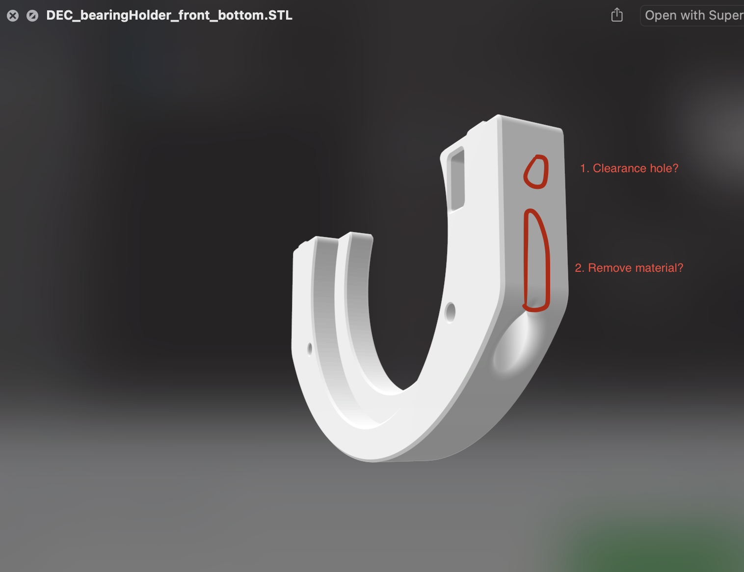 DEC_bearingHolder clearance for screwdriver · Issue #4 · OpenAstroTech/OpenAstroMount · GitHub
