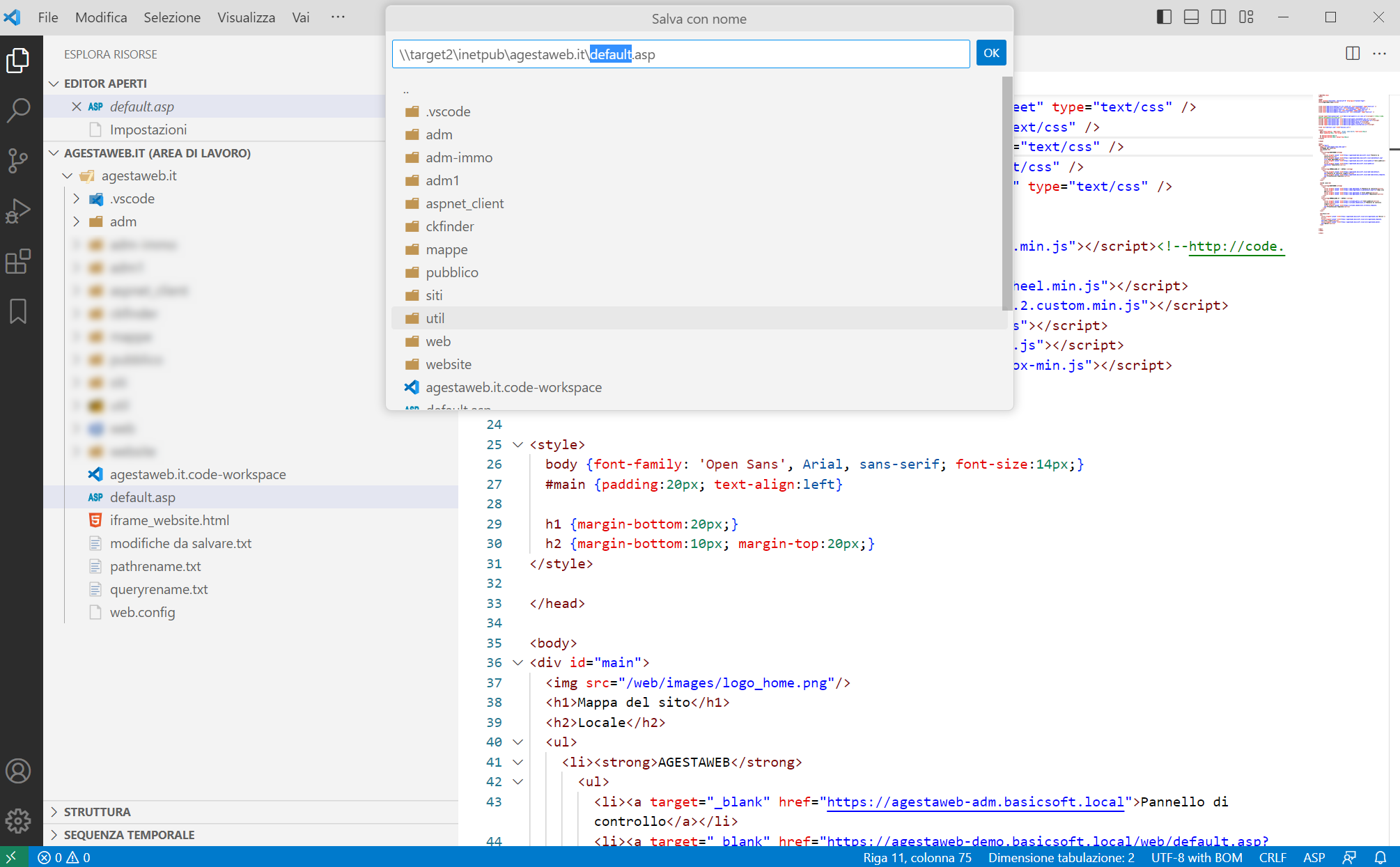 'Save as..." initial path should be the same as the original file · Issue #190876 · microsoft ...