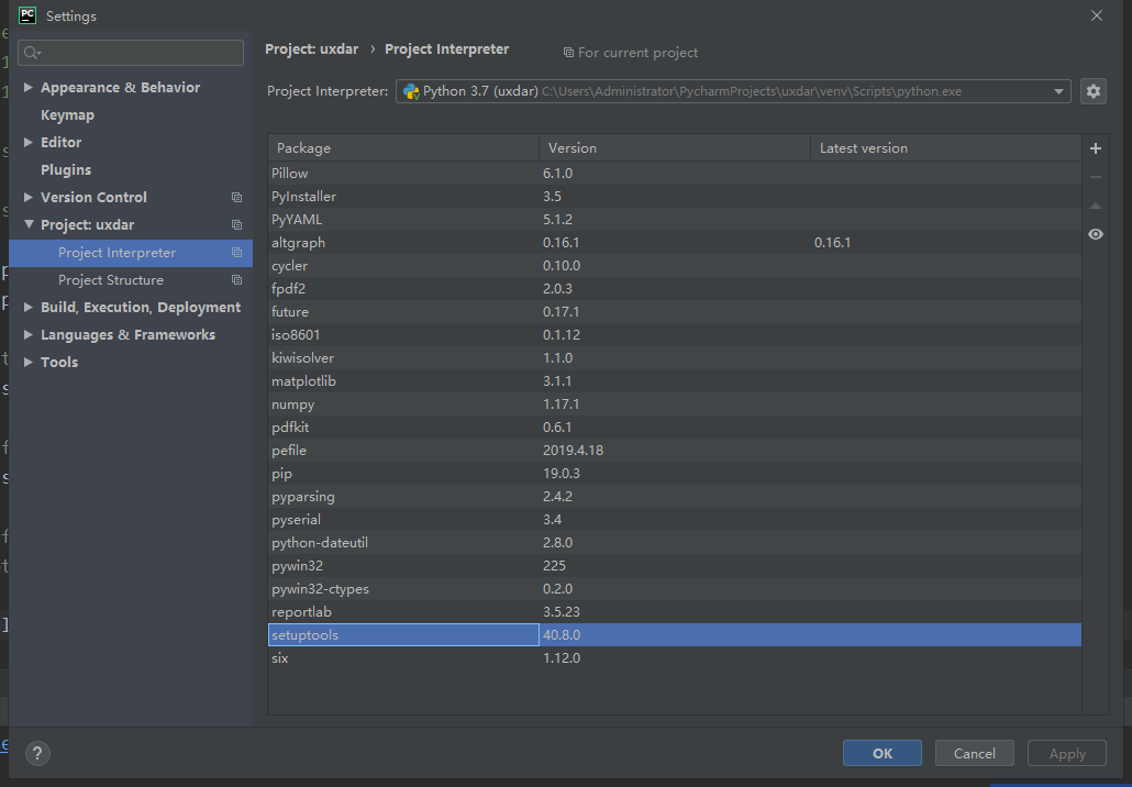 No Such File Or Directory Setuptools 4080 Py37egg · Issue 4449 · Pyinstallerpyinstaller 