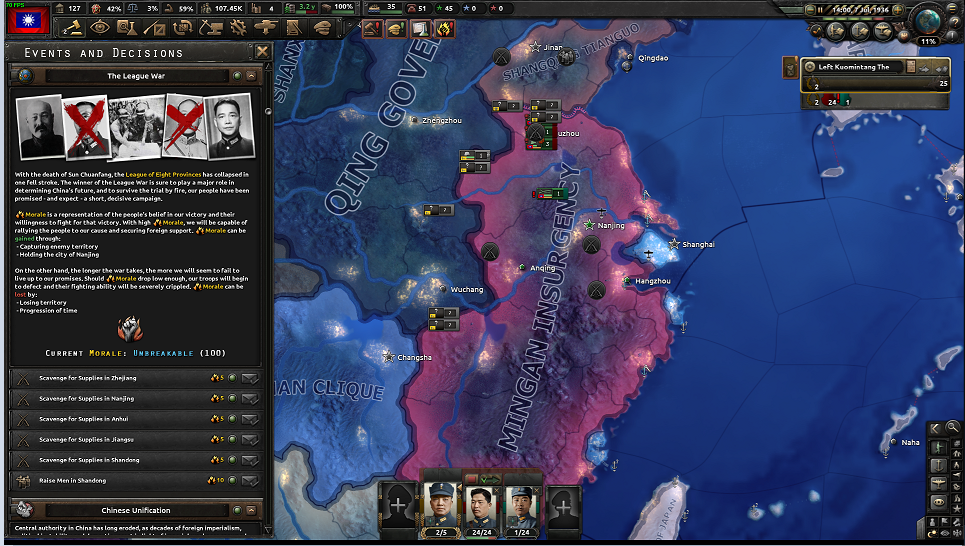League War as MinGan doesn't end after capping Nanjing and Anqing. · Issue #23452 · Kaiserreich ...