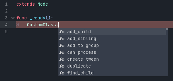 Autocomplete incorrectly suggests non-static members for custom classes · Issue #69928 ...
