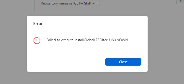 Failed To Execute Installgloballfsfilter Unknown · Issue 17617 
