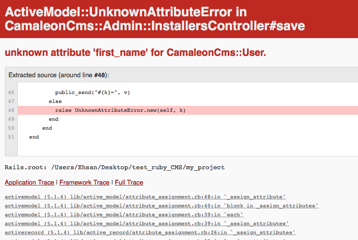 ActiveModel::UnknownAttributeError in CamaleonCms::Admin::InstallersController#save · Issue #698 ...