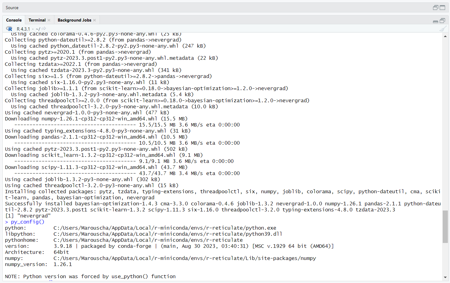 Fail to install nevergrad following `demo` · Issue #189 · facebookexperimental/Robyn · GitHub