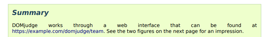 Snapshot Teammanual · Issue 993 · Domjudge Domjudge · Github