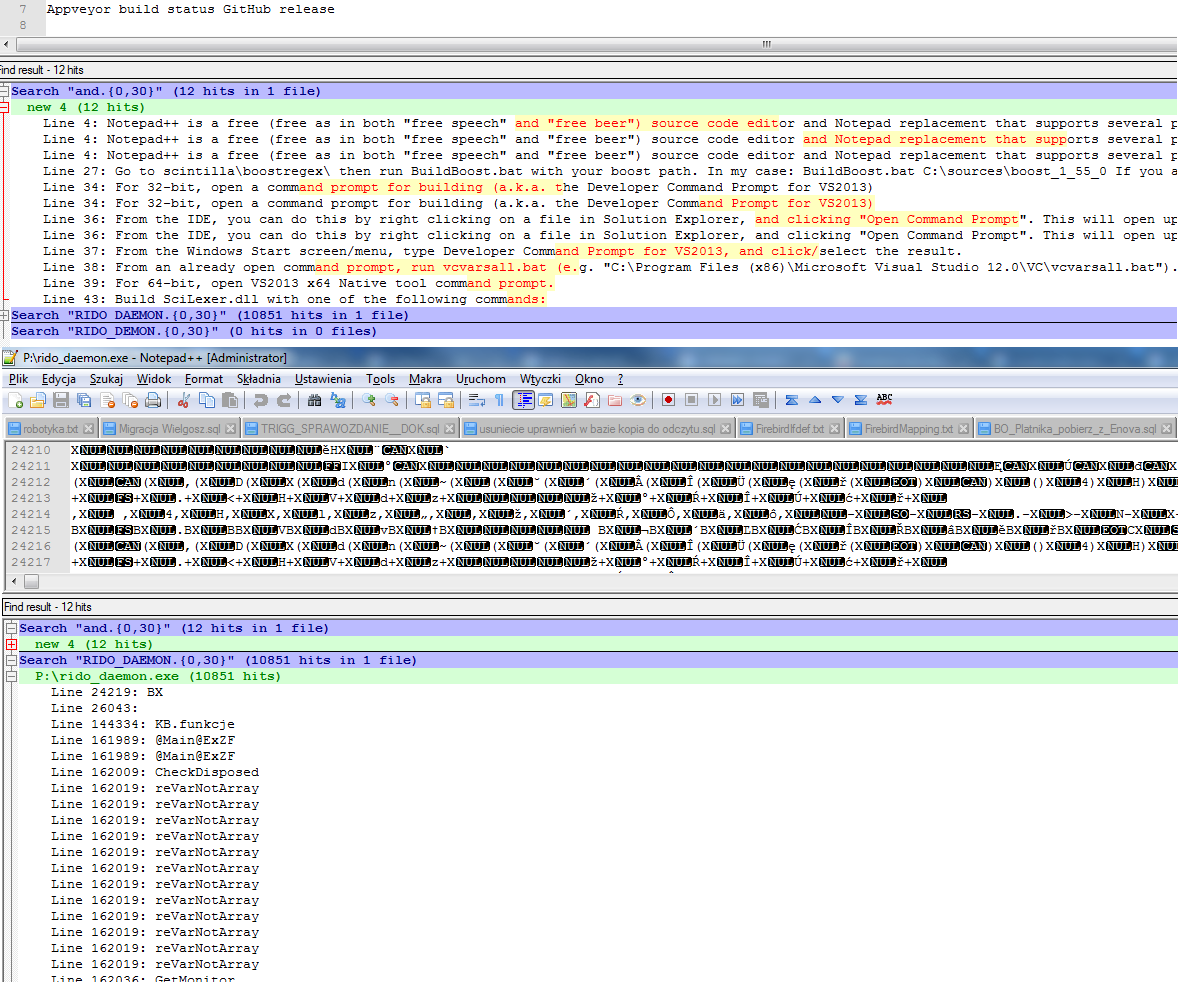 Find all occurence of text improvement · Issue #4445 · notepad-plus ...