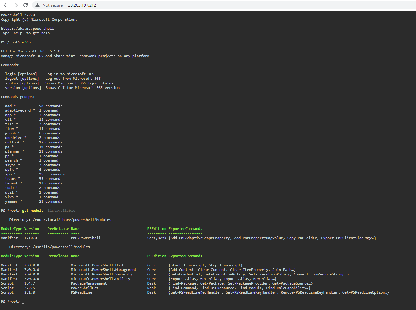 Manage Microsoft 365 and SharePoint Framework projects on Photon OS · Issue #1319 · vmware ...
