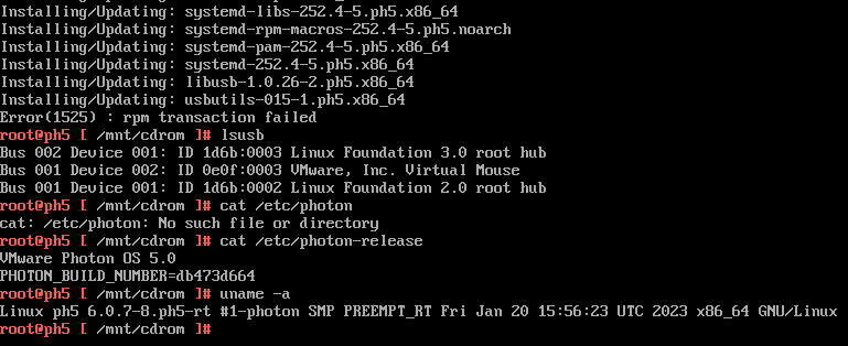 x86_64 and arm64 ph5.0 (beta) issues · Issue #1385 · vmware/photon · GitHub