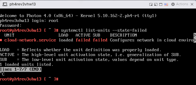 issues in slipstreamed photon-4.0-5347f73fc.iso · Issue #1390 · vmware/photon · GitHub