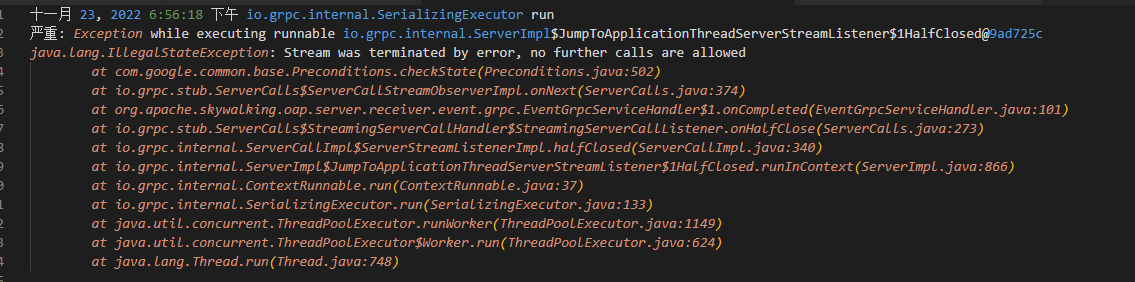 [Bug] After the program has run for a period of time, the data is stuck and does not update ...