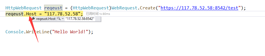 HttpWebRequest set host no need port;how can set · Issue #29585 ...