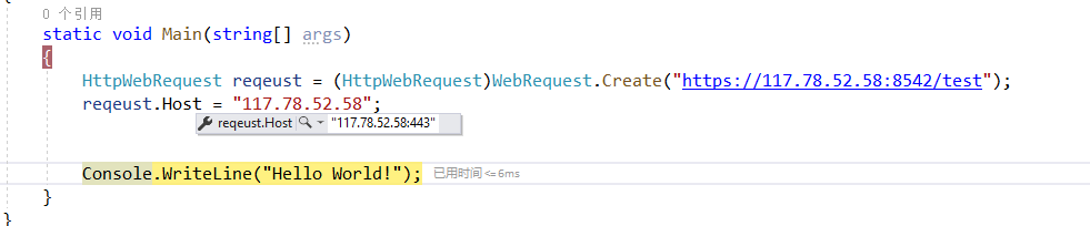 HttpWebRequest set host no need port;how can set · Issue #29585 ...